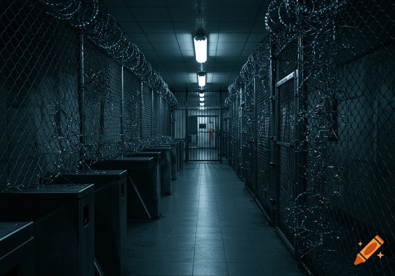 Prison images created on Craiyon