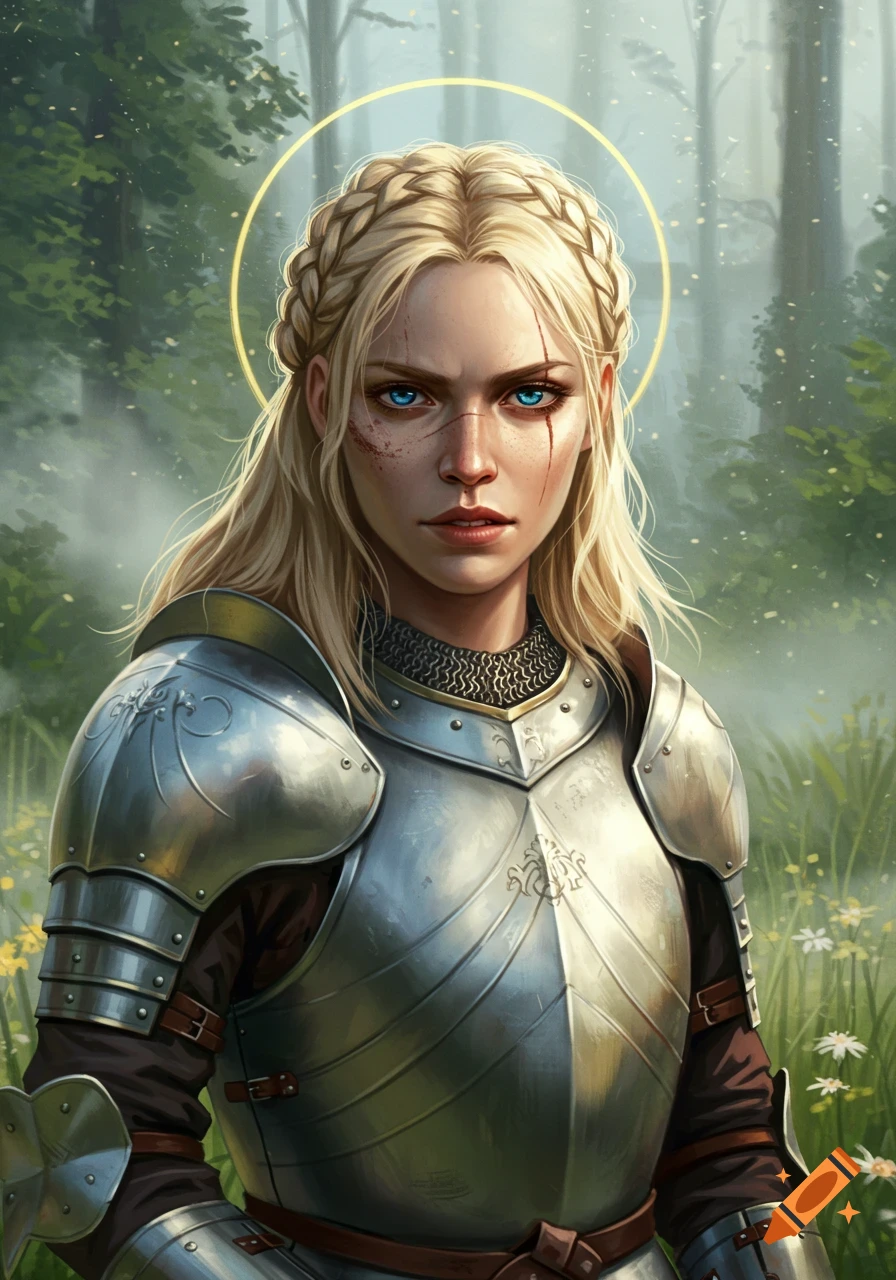 A young woman with blonde hair in two buns, wearing glasses and a lip ...