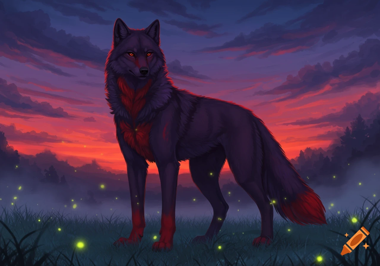 Loona, a gray wolf-like demon, and Moxxie, a small red imp, share a ...