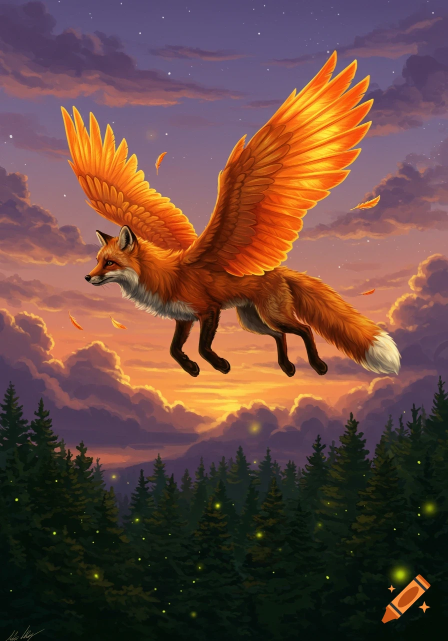 A majestic griffin with a woman's face, red hair, tiger body, deer hind ...