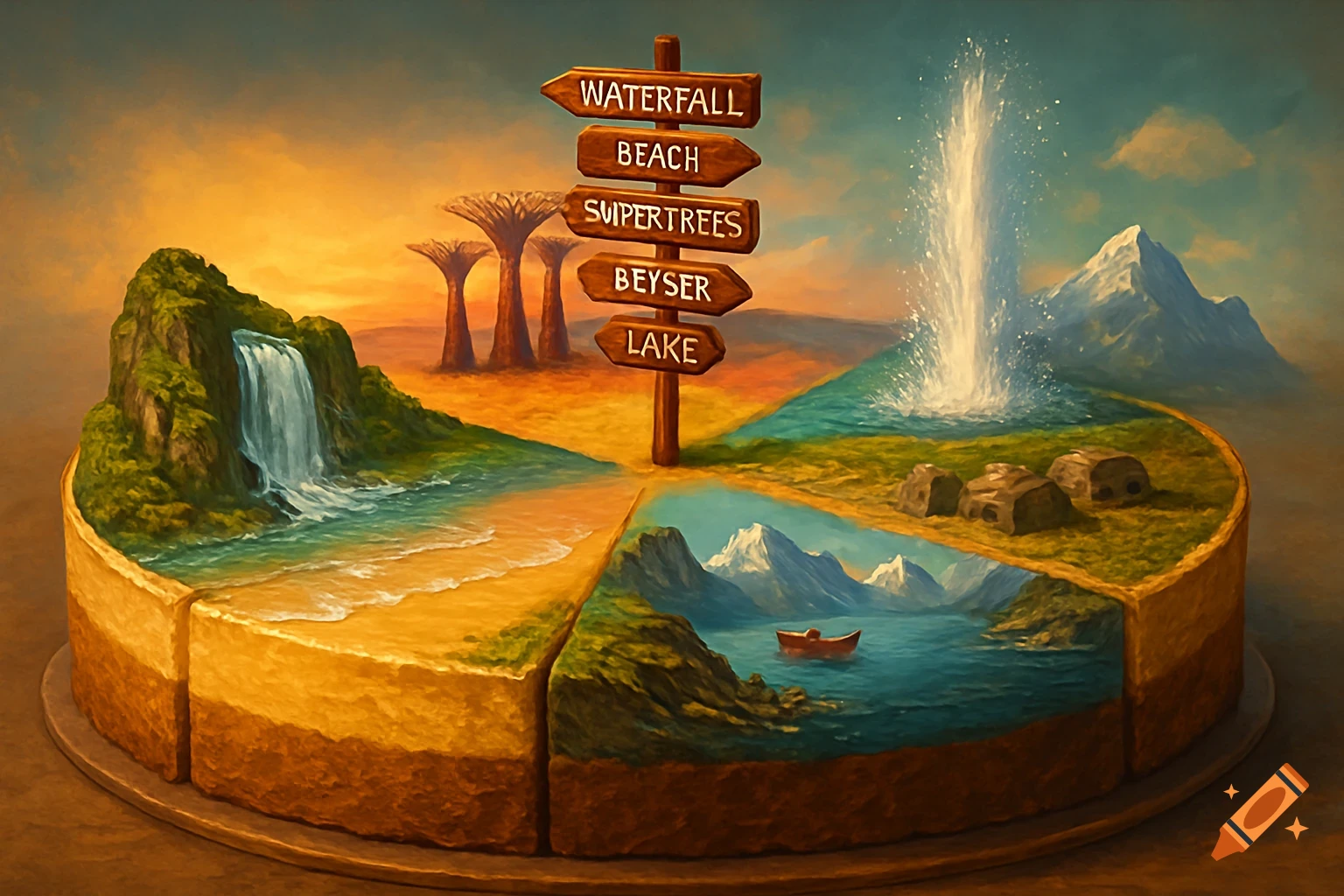 A detailed 3D topographic map of the Mach Loop in Wales, with a glowing ...