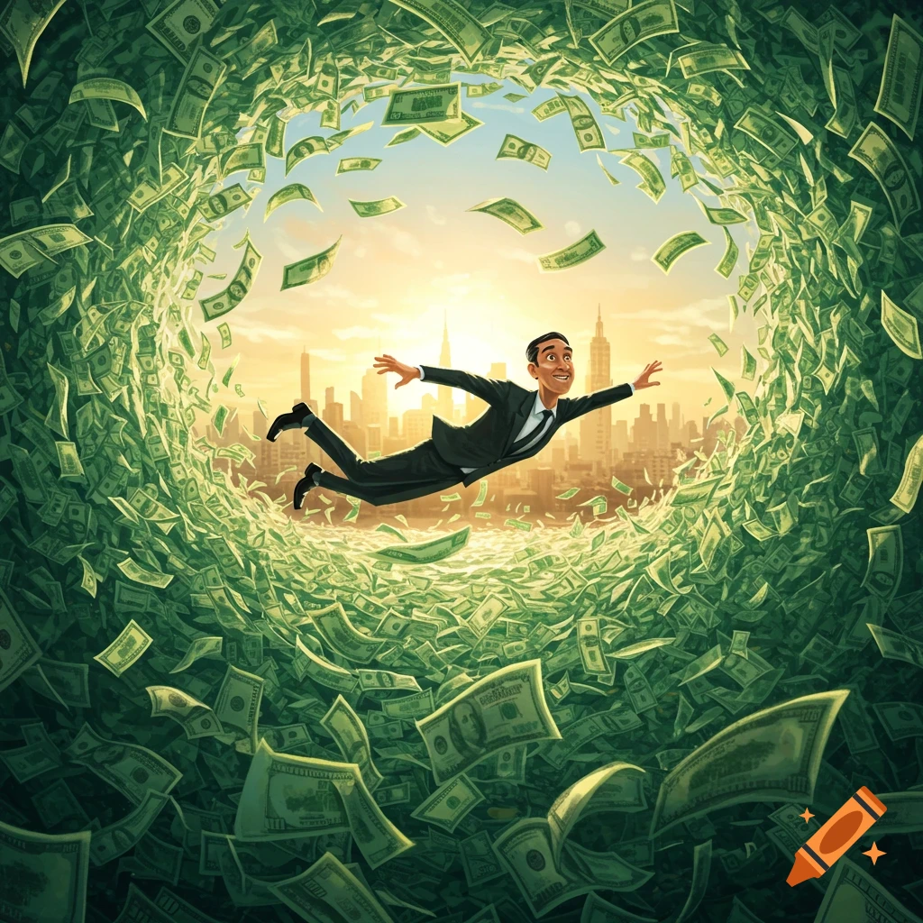 A cartoon of an angry attorney, Derek Hopson, holding a paper labeled ...