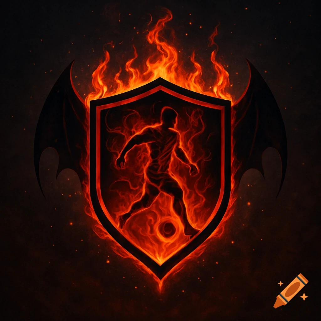 A fiery, cracked stone logo for a hard rock band named MASTER ...