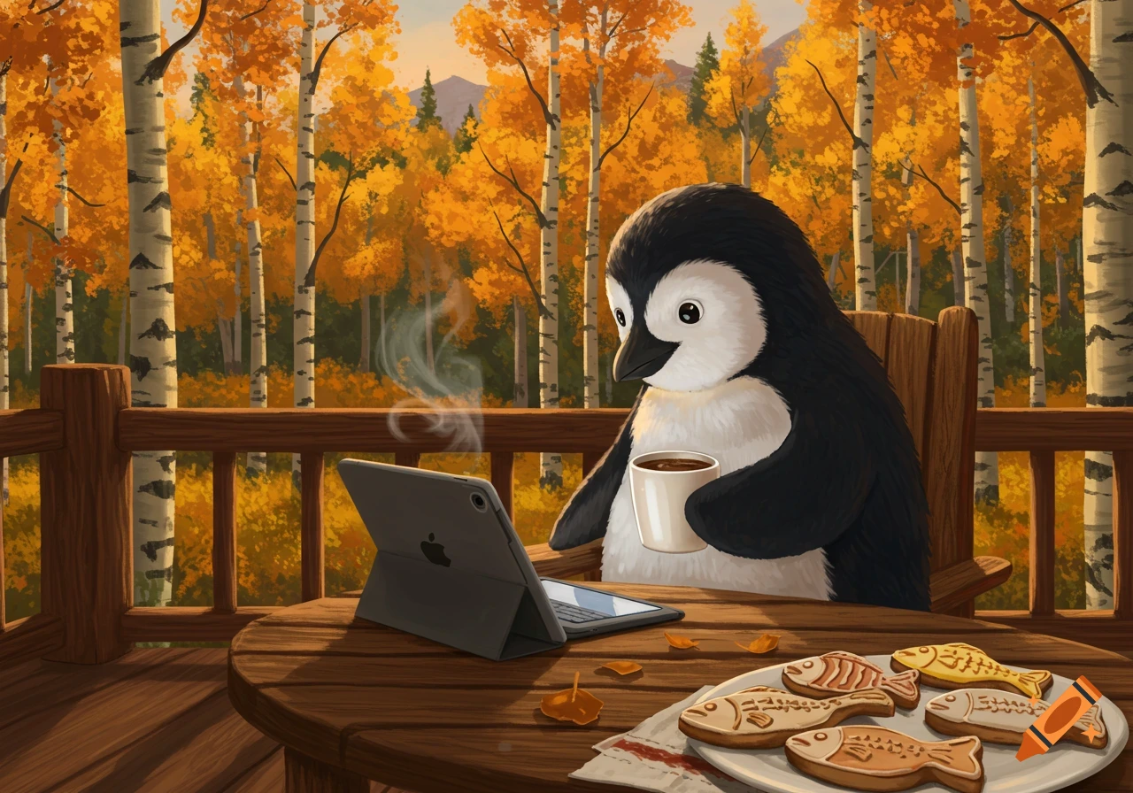 Penguin created on Craiyon