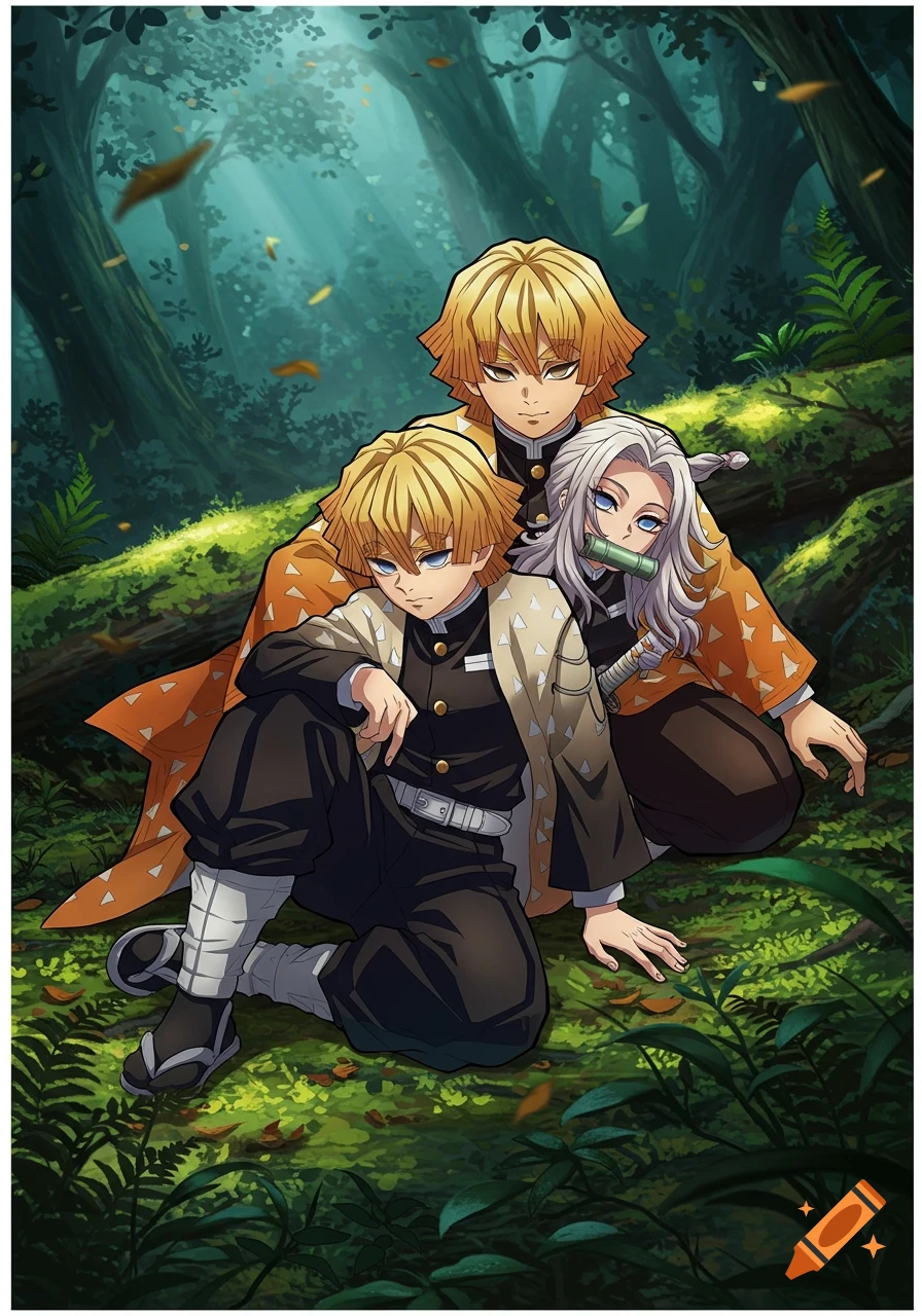 Semidraws+shinobu created on Craiyon