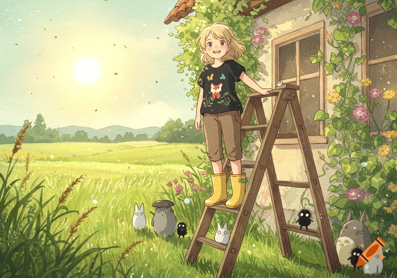 Imágenes+de+studio+ghibli created on Craiyon