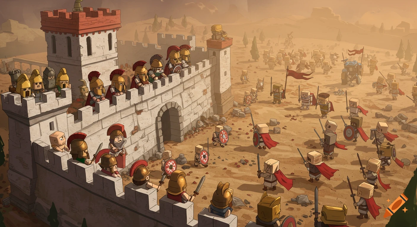 Battle images created on Craiyon