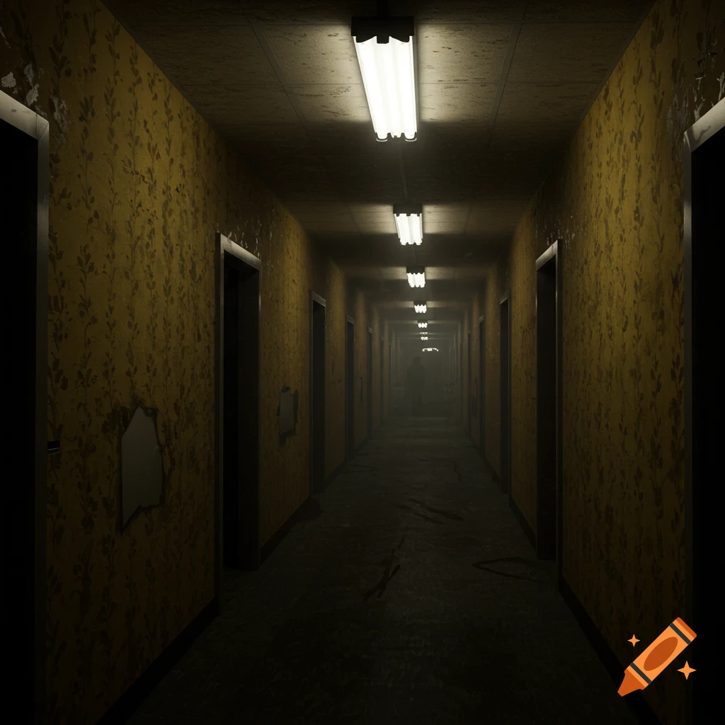 Creepyroom created on Craiyon