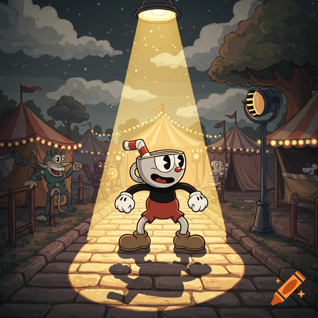 Cuphead created on Craiyon