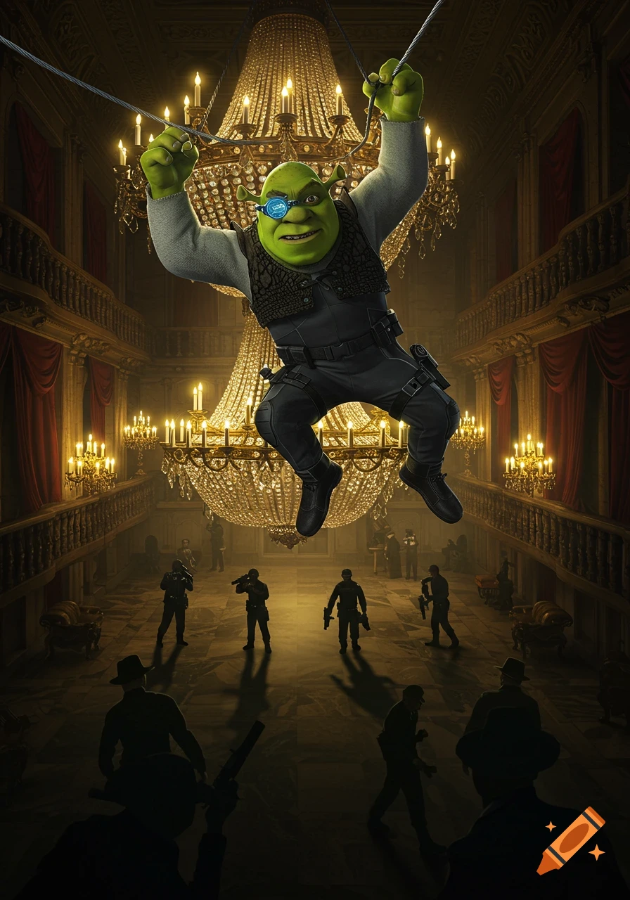 Shrek+gallery created on Craiyon