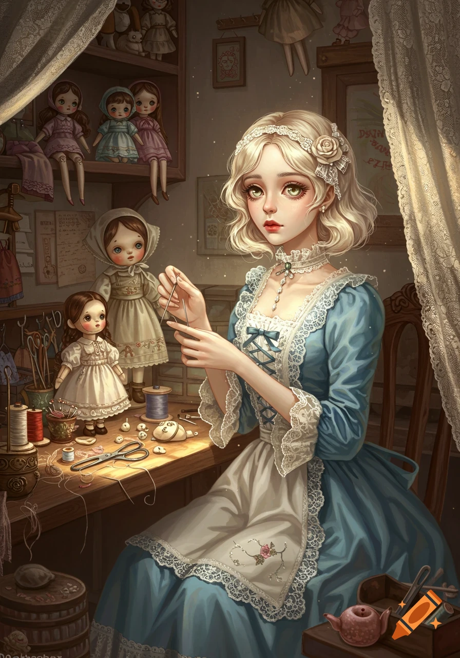 Paper Doll created on Craiyon