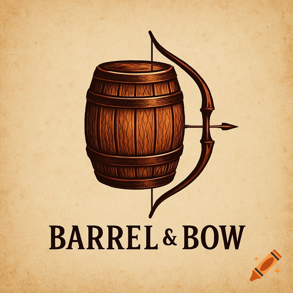 A colorful logo depicting a golden jester mask with a purple and green ...