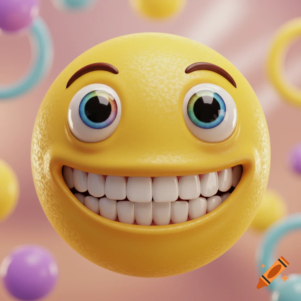 A whimsical cartoon milk droplet with a long tail, wide red lips, and ...