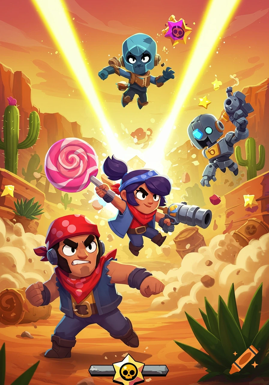 Cartoon game thumbnail: Hand pressing a button with gems, coins, and ...