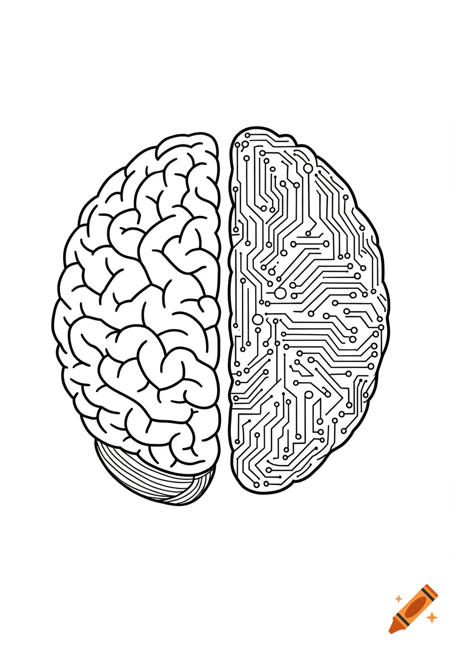 Detailed brain diagram labeling prefrontal cortex, amygdala ...