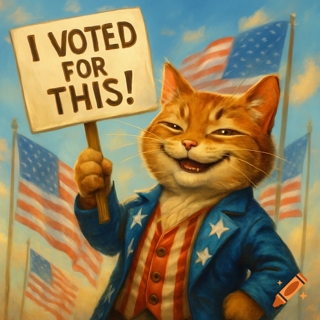 Tattered American flag with howling wolf profile in vibrant colors on ...