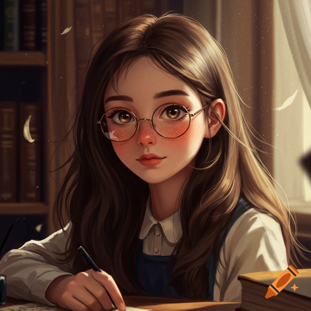 Sketch of an anime character without color on Craiyon