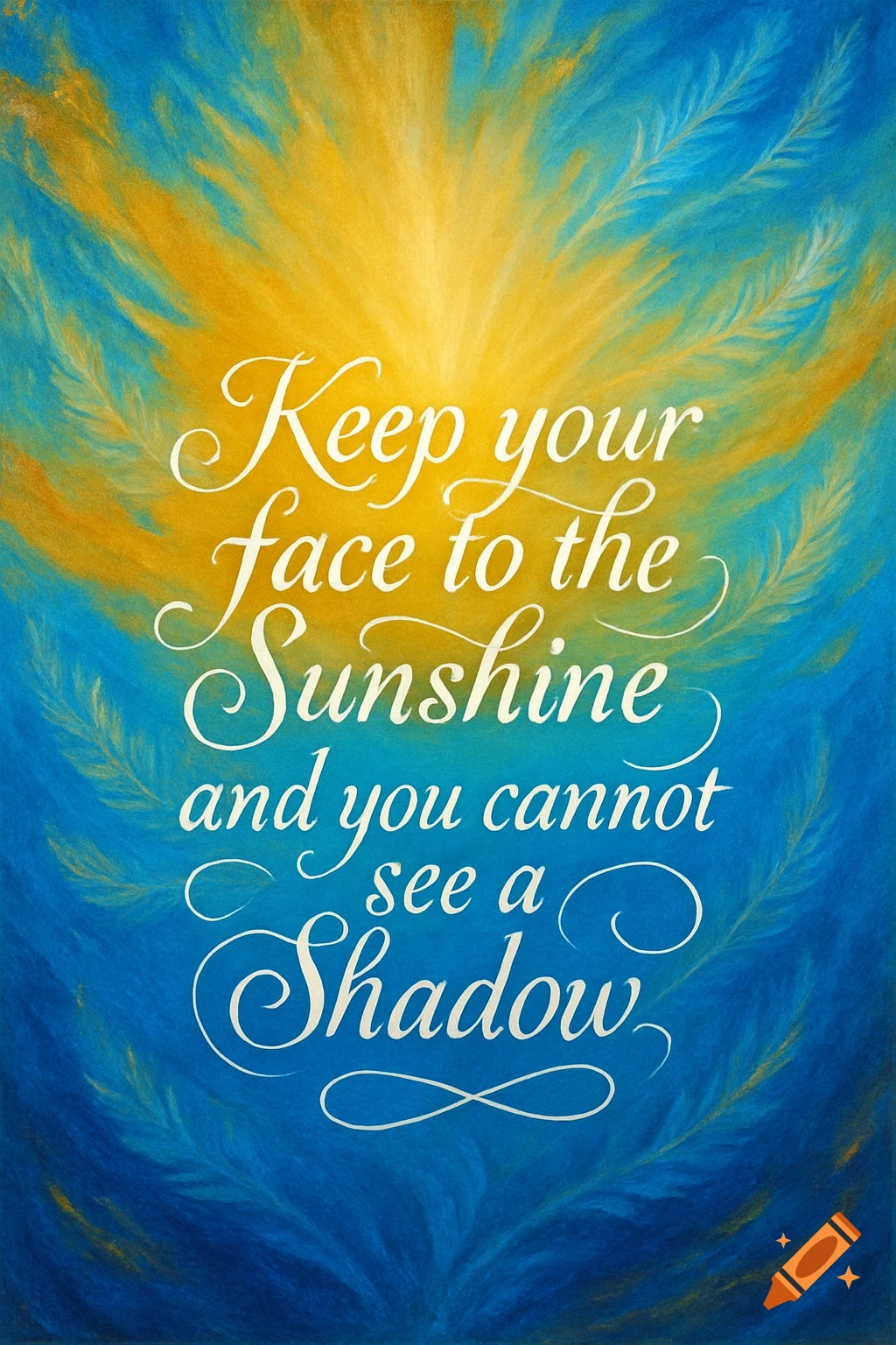 A watercolor illustration of a motivational quote 'Life is not measured ...