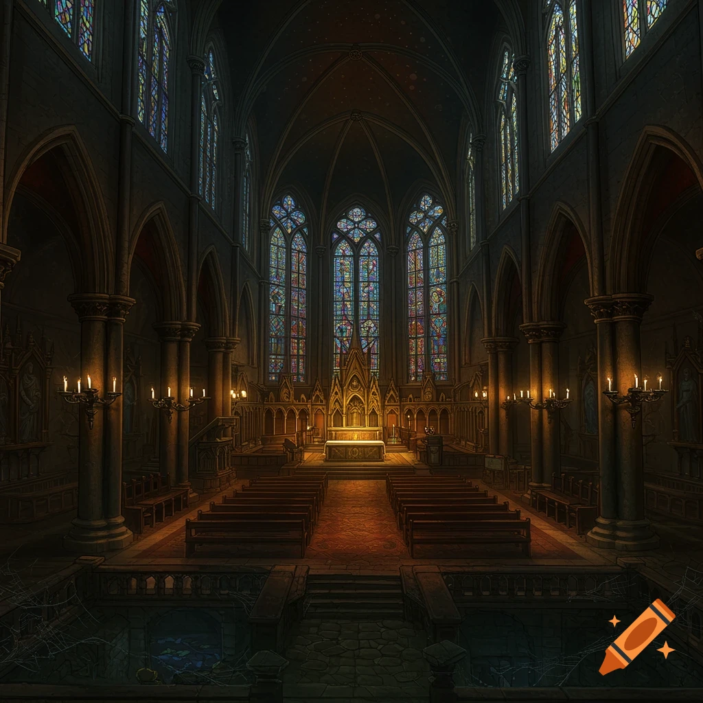 A photorealistic painting of a young girl with red hair standing in a ...