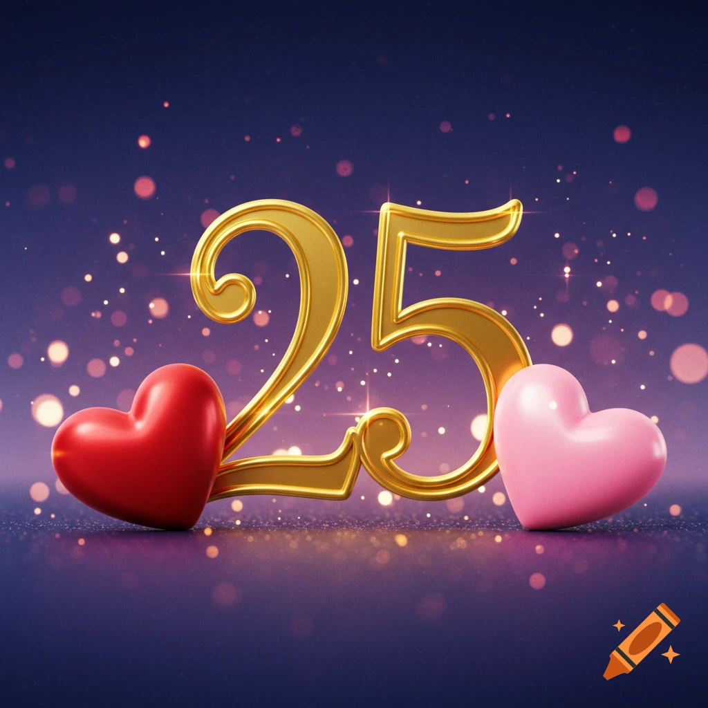 Golden 3D characters '4B' against a dark blue sparkling abstract ...