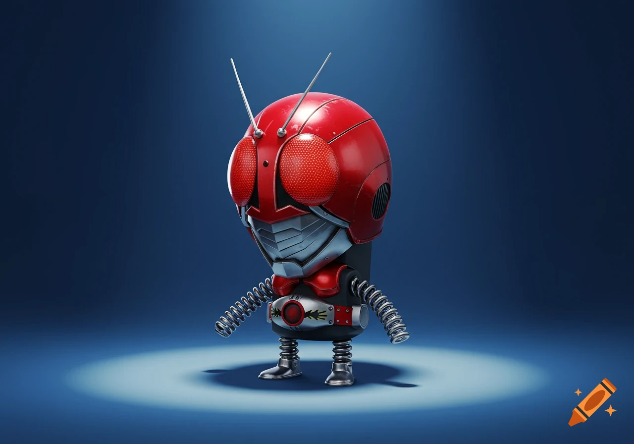 Kamen+rider+skull+man created on Craiyon