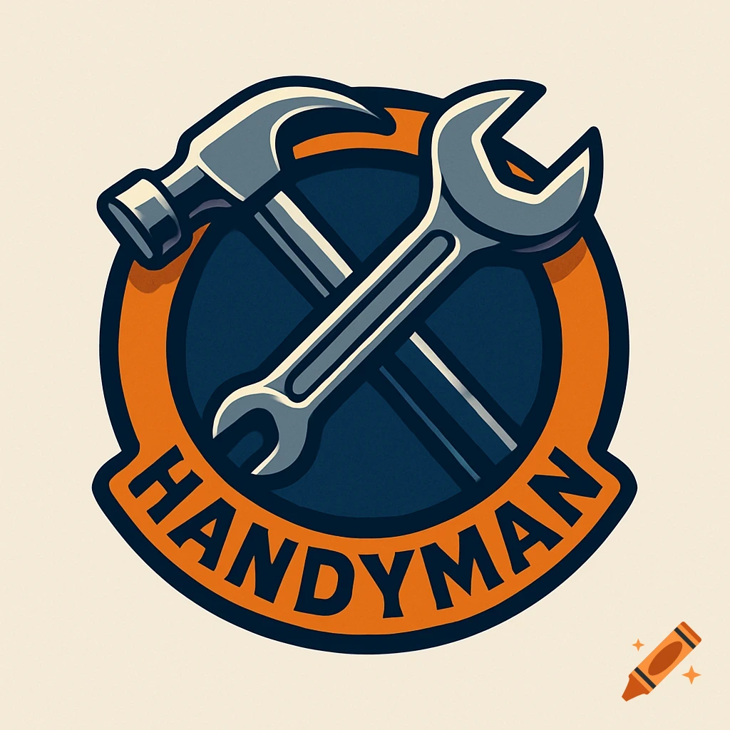 A modern logo for a tile calculator, featuring blue and silver tile ...