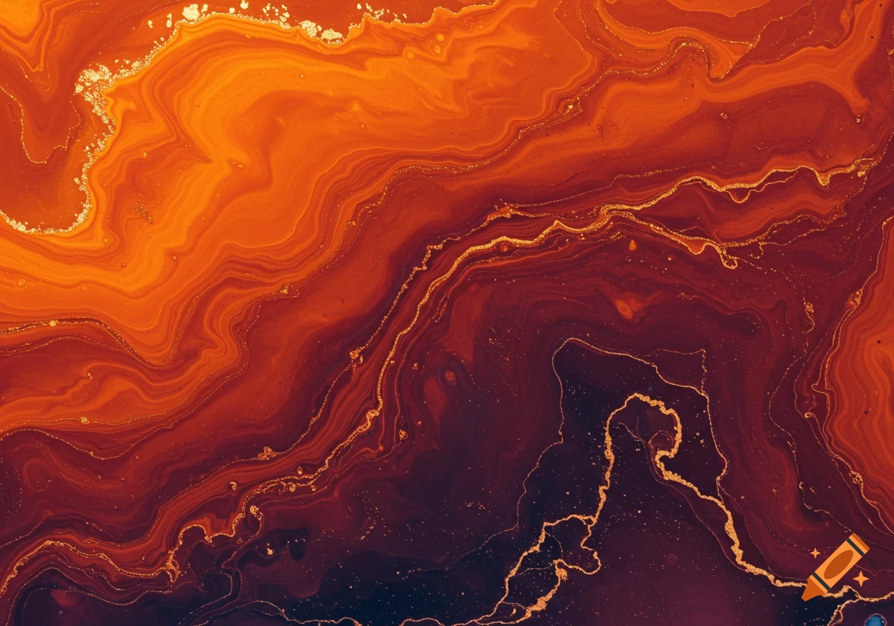 Abstract fluid art with flowing peach, teal, pink, and maroon colors ...