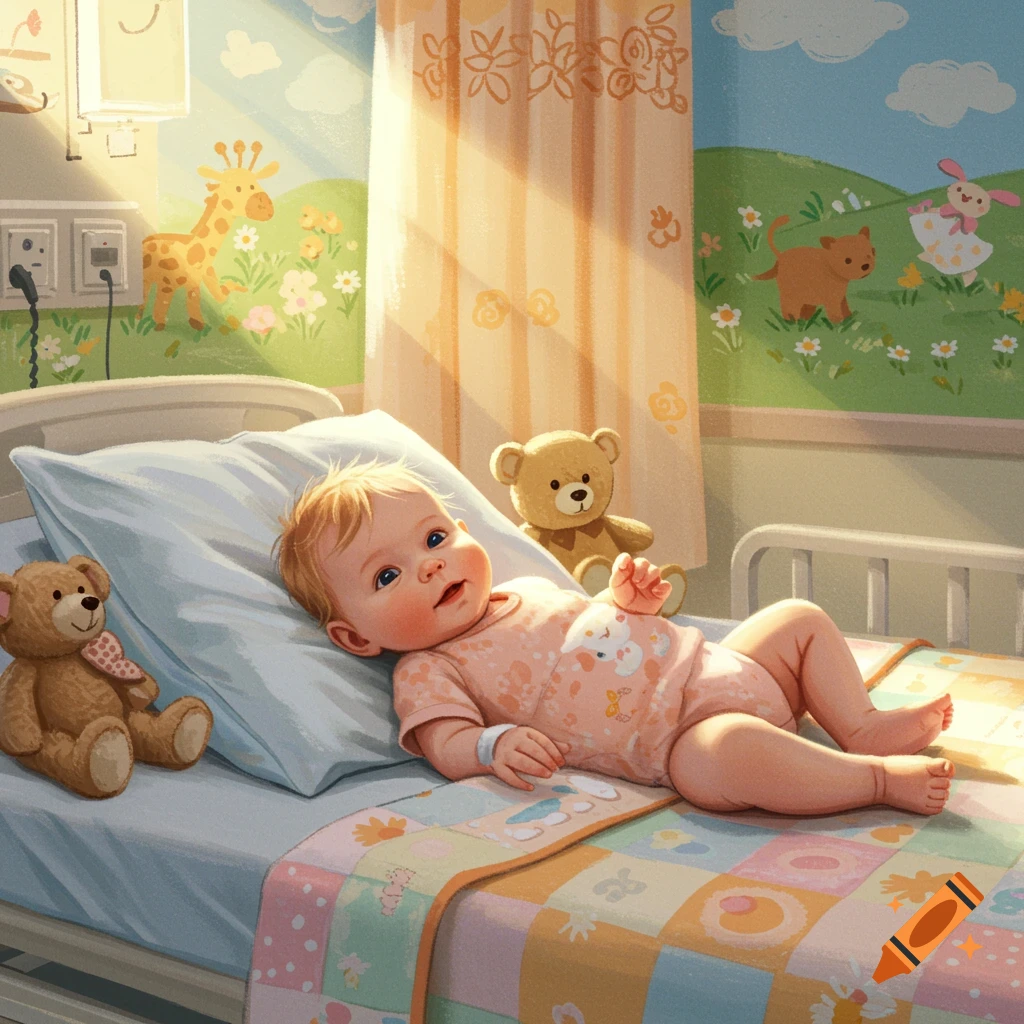 A fluffy teddy bear wearing a black t-shirt with a dolphin, red shorts ...