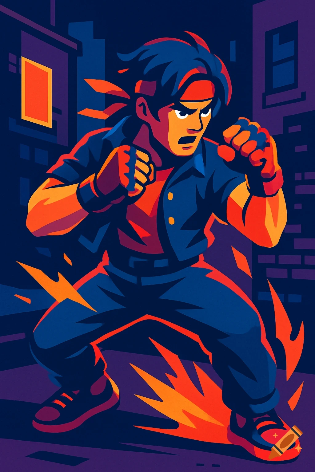 Combat images created on Craiyon