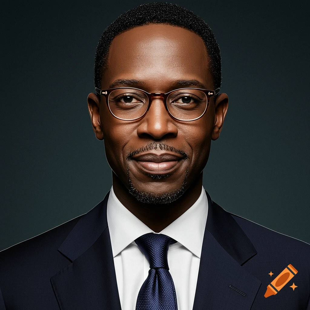 Martin Luther King Jr. with a low taper fade haircut on Craiyon