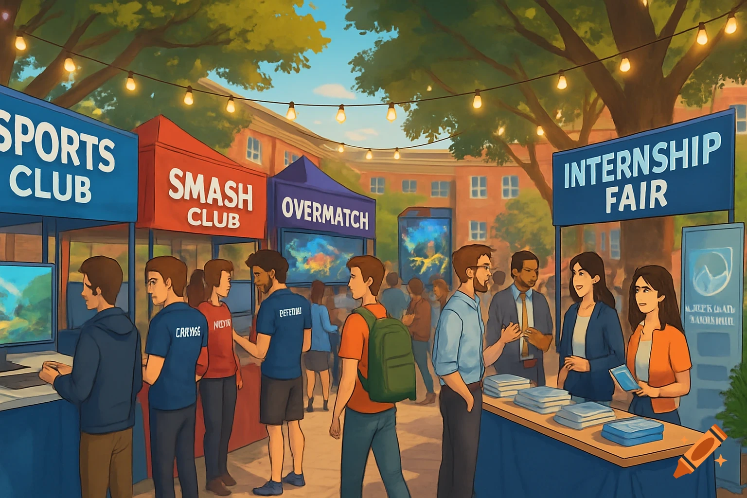 College Life created on Craiyon