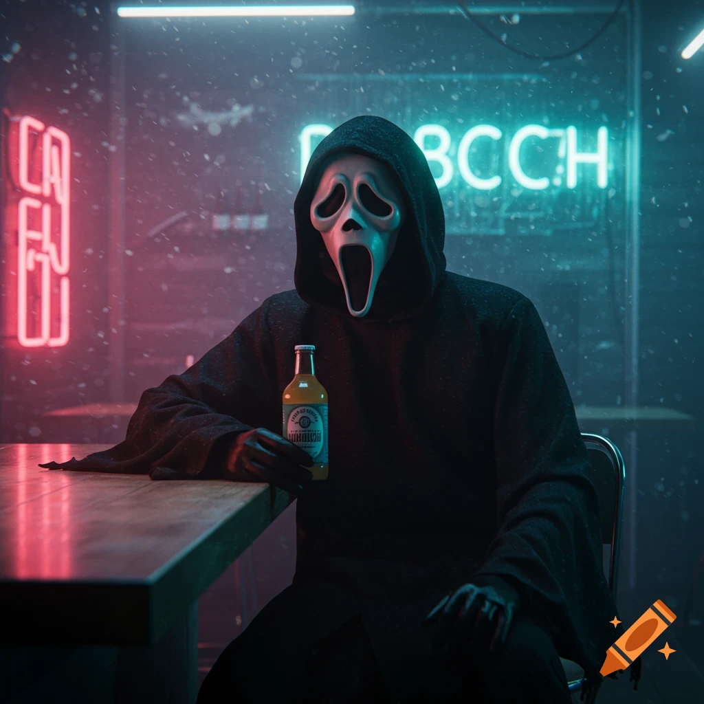 Iloveaoki+ghostface created on Craiyon