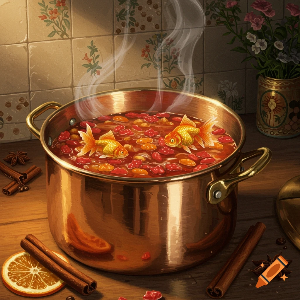 Still life of fresh ingredients for red sauce: tomatoes, onion, garlic ...