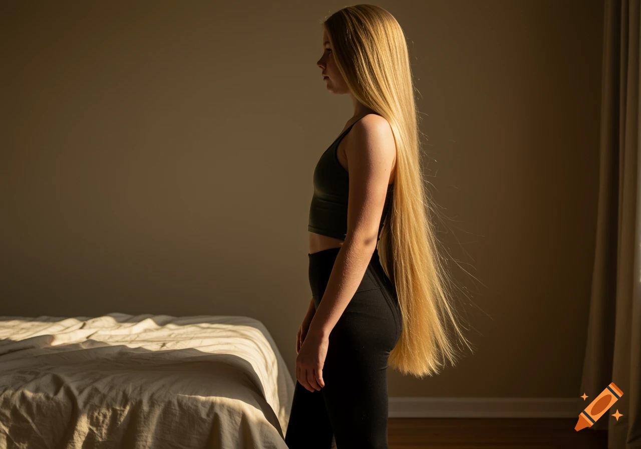 Close-up of four K-tip keratin hair extensions perfectly aligned on ...
