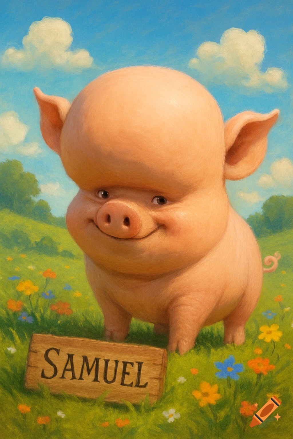 Fat+pig+meme created on Craiyon