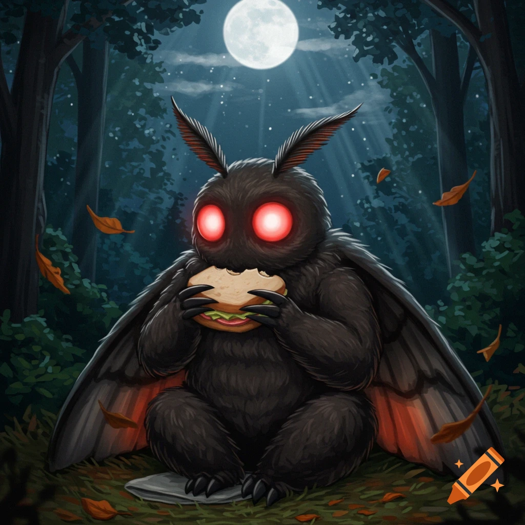 A bat-winged, rock-skinned creature with fiery eyes and a lava belly ...