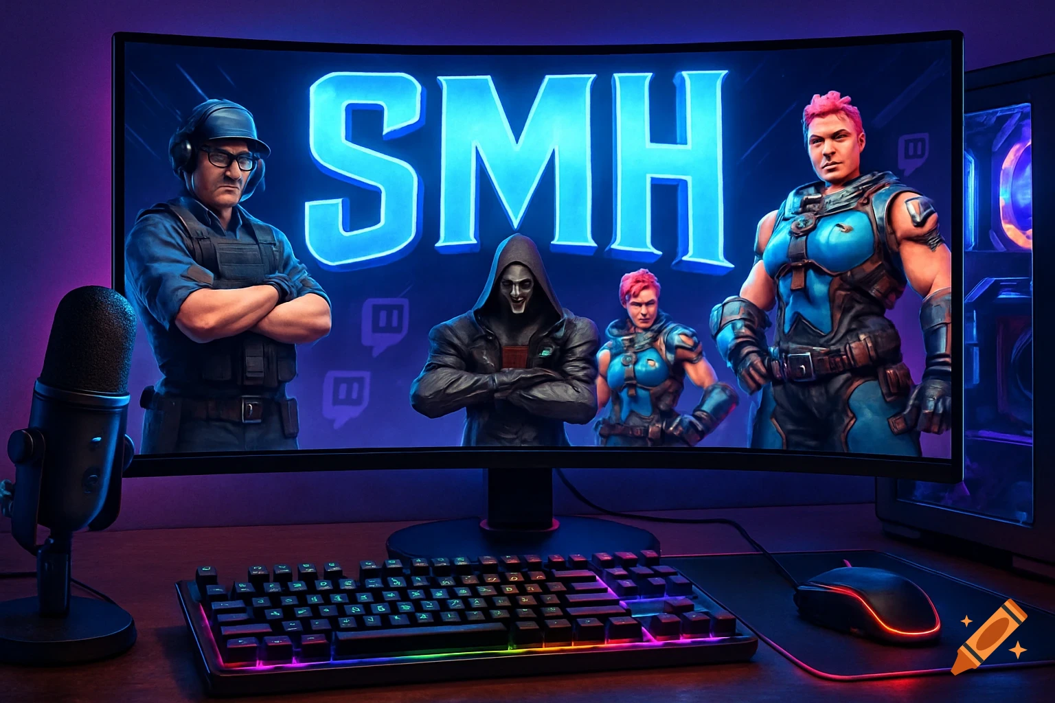 Split Screen created on Craiyon