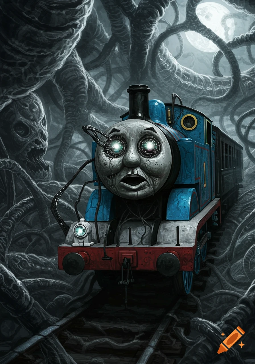 Smurfette plays chess with the Predator inside a luxurious, old ...