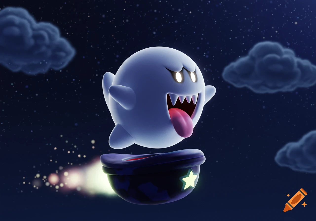 A cute pink Jigglypuff with big teal eyes sits on a yellow space hopper ...