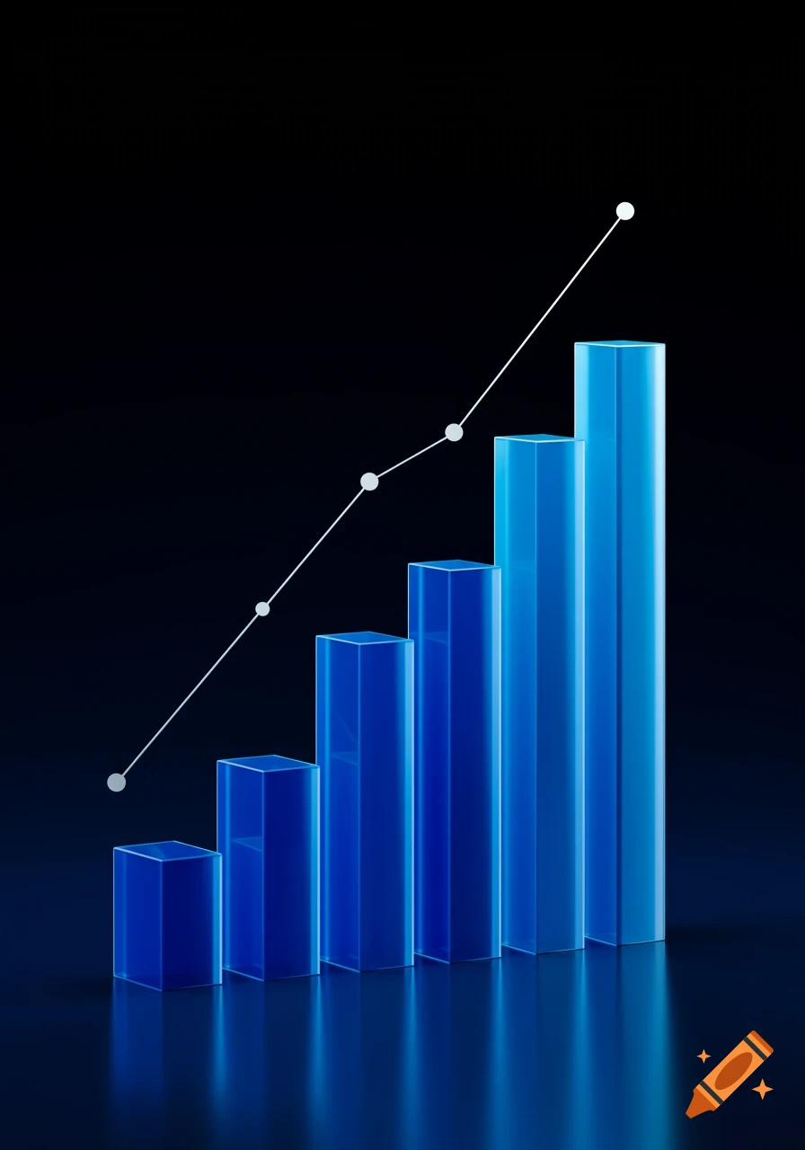 Professional LinkedIn background image with financial theme featuring market charts and bar ...
