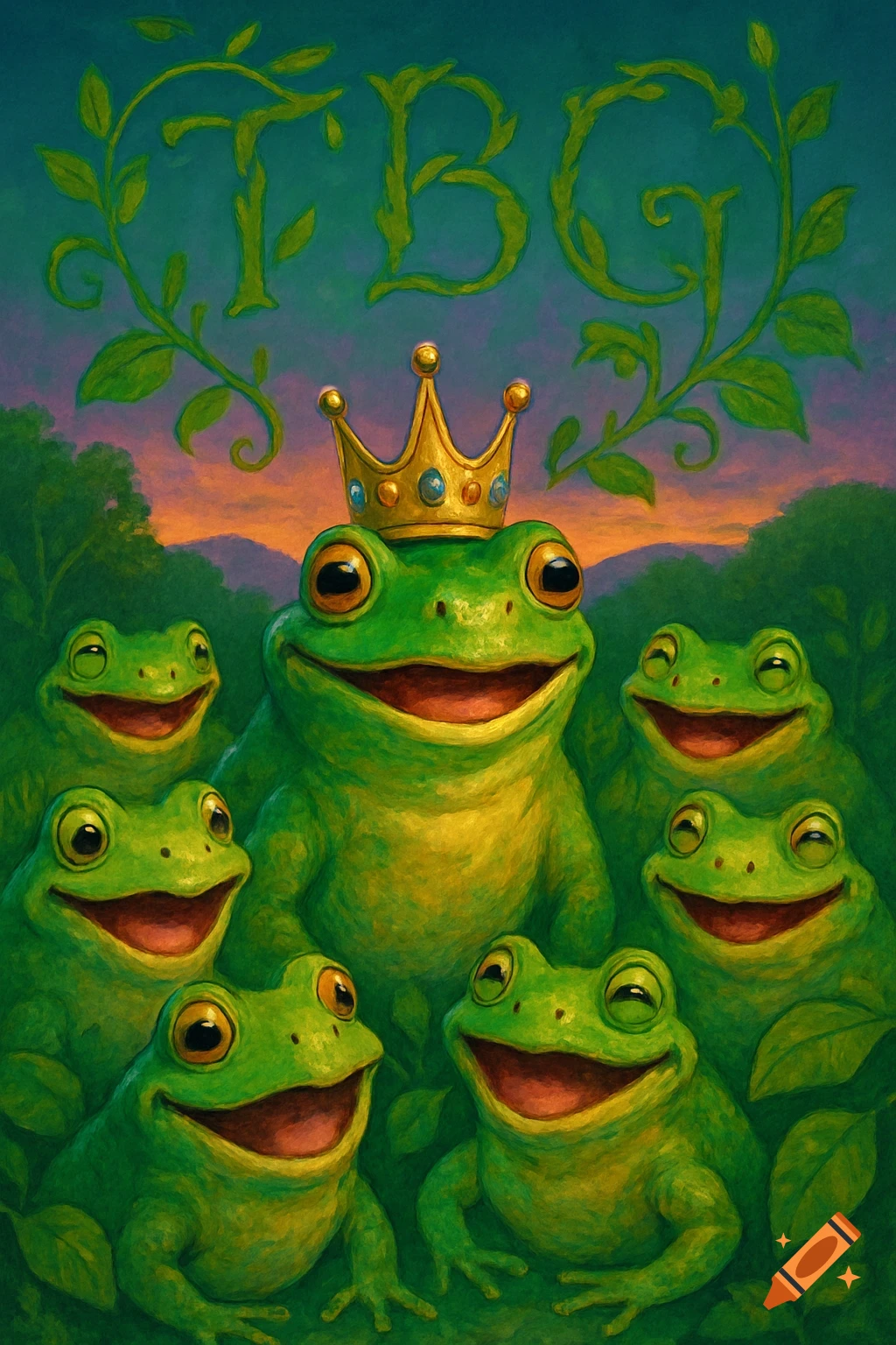 An 1880s style illustration of a blue and green poison dart frog ...