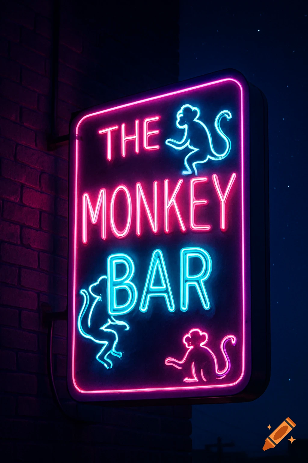 Neon Signs created on Craiyon