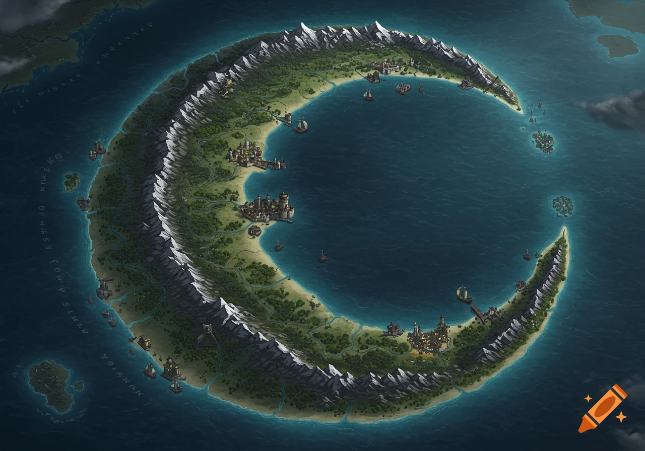 Rpg Map created on Craiyon