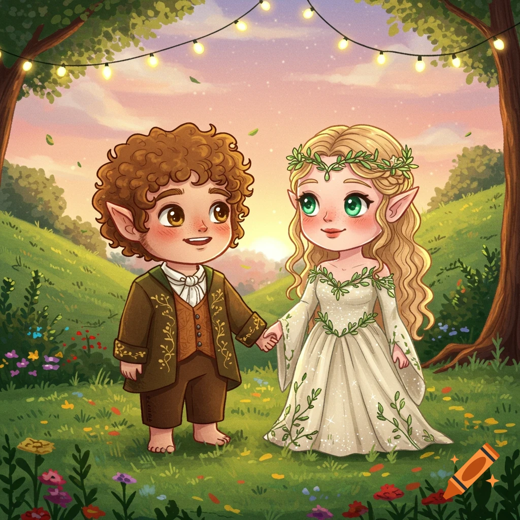 Pixel art illustration of two smiling children, one black-haired eating ...