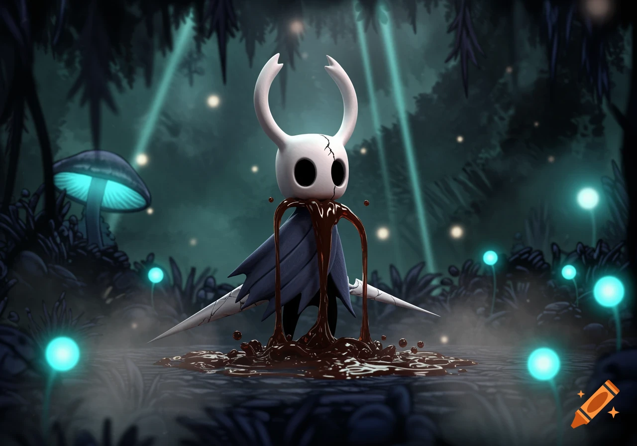 A Hollow Knight sprite sheet displaying the character in various ...