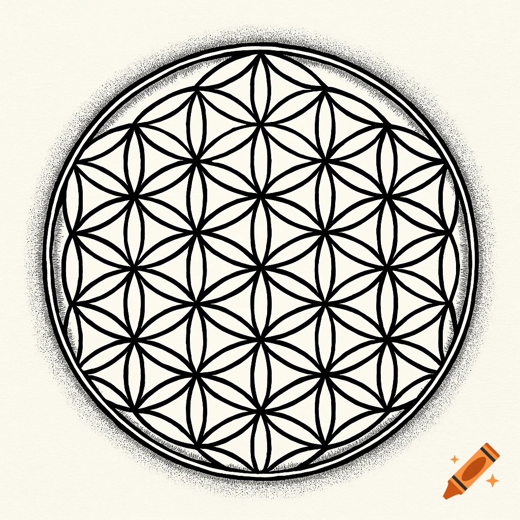 Black and white stylized eye with a tear and decorative swirls in a ...