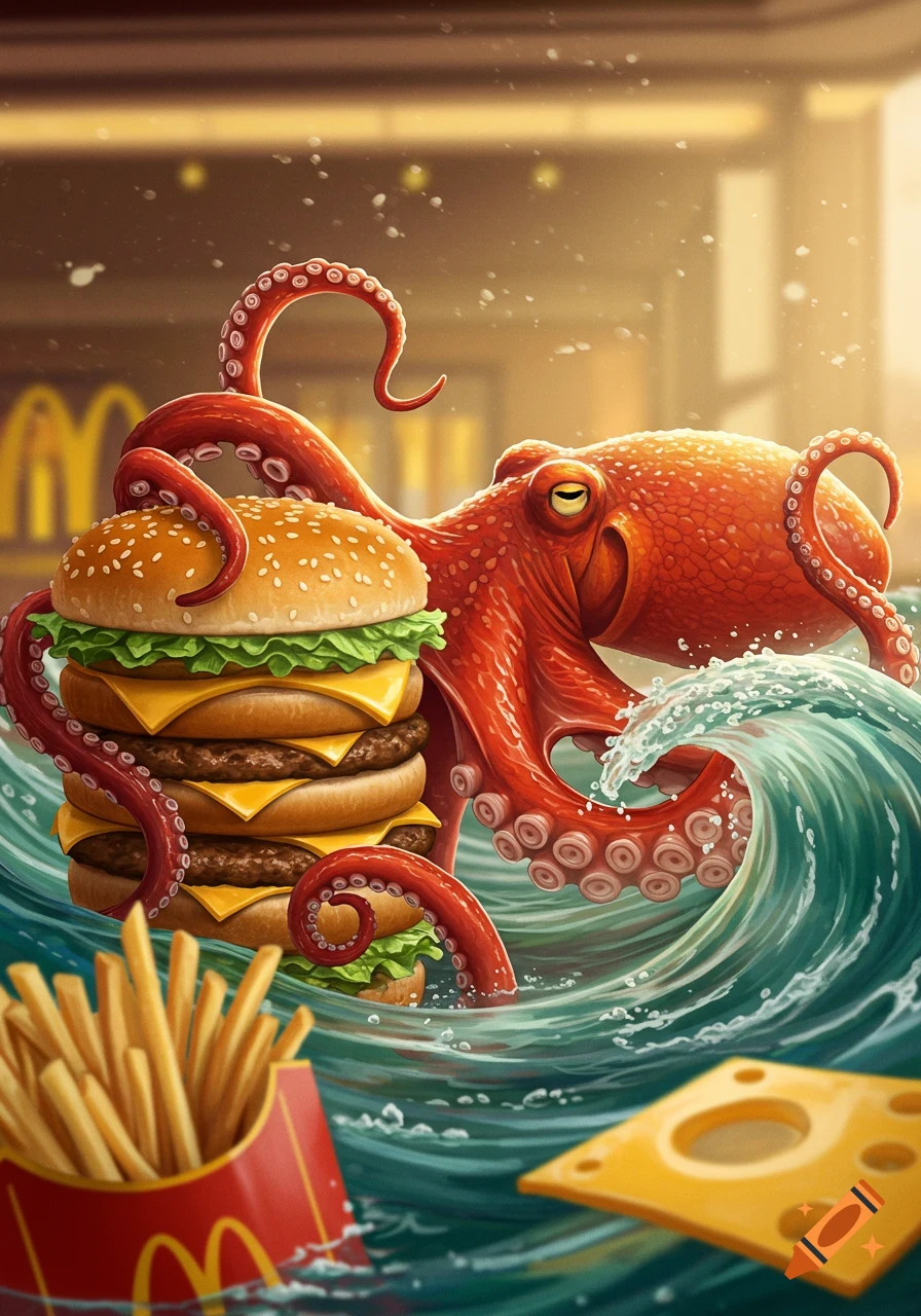 Ronald Mcdonald Trump created on Craiyon