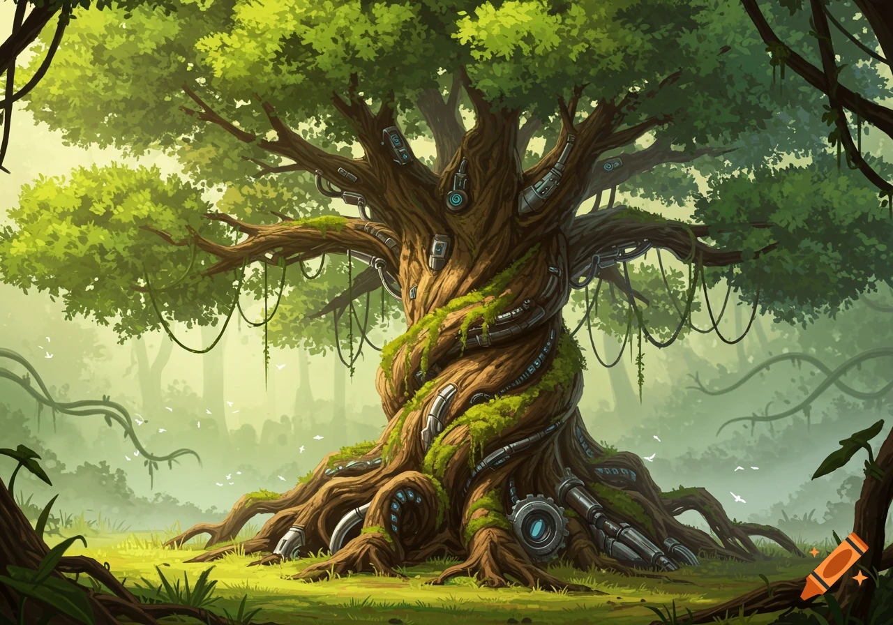 Tree Characters created on Craiyon