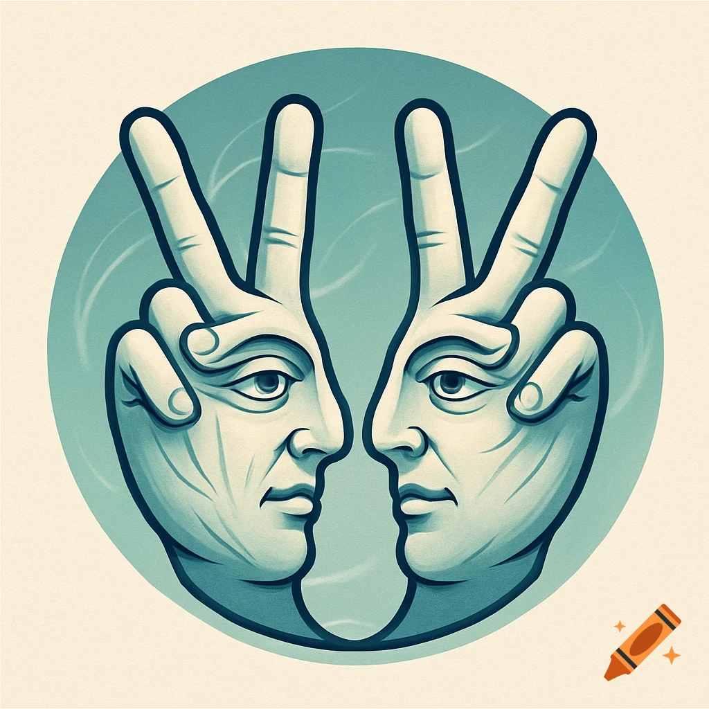 A stylized puzzle piece logo with four pastel colored sections (blue ...