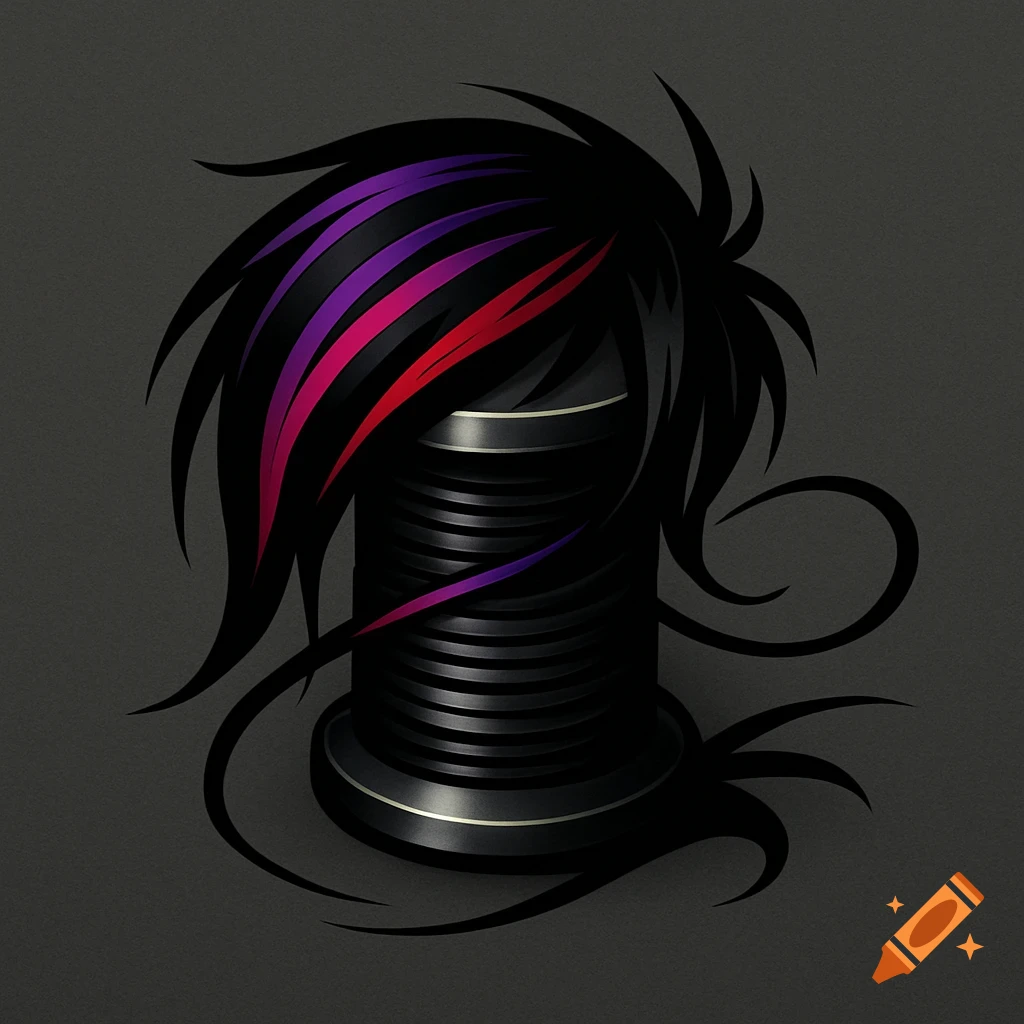 A graffiti-style logo featuring 'LAUFER NAILS' in bold white letters ...